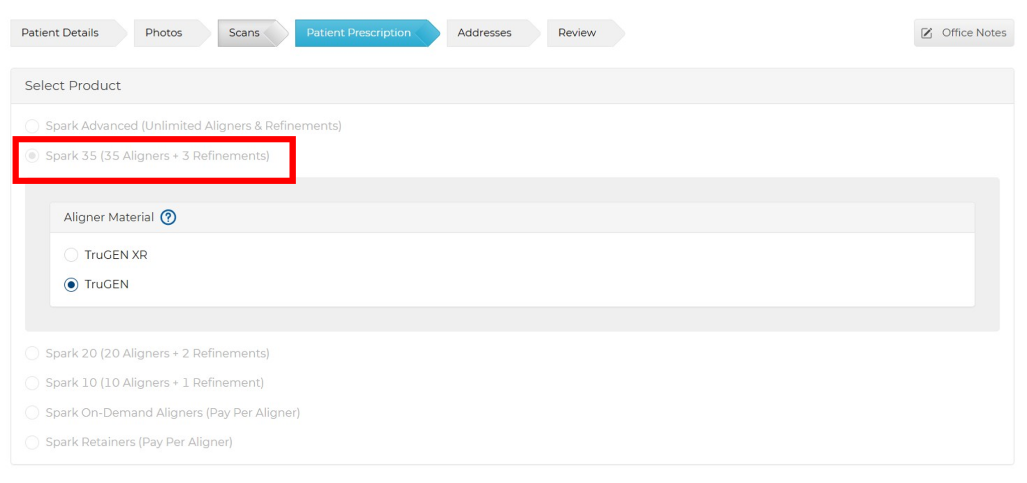 Spark release - Ormco